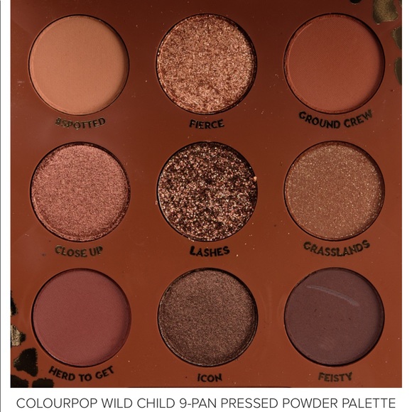 Colourpop | Makeup | Colourpop Wild Child 9pan Pressed Powder Palette ...